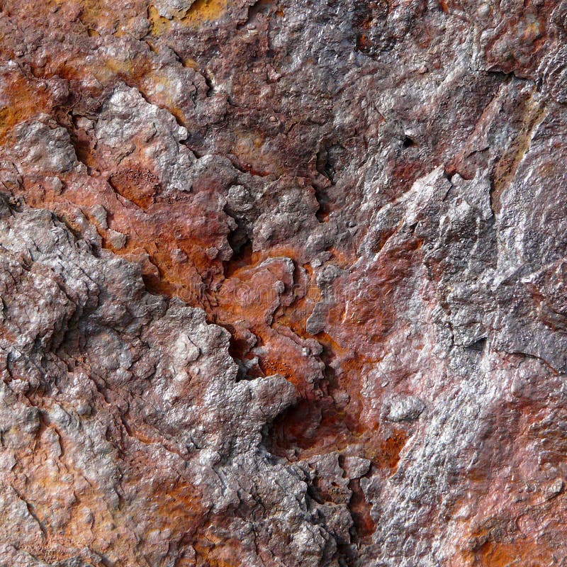 Structures of Rusty Iron, Close-up Photo Stock Image - Image of ...