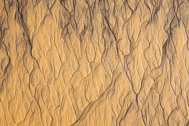 A Beach with Receding Sea Water Stock Photo - Image of receding ...