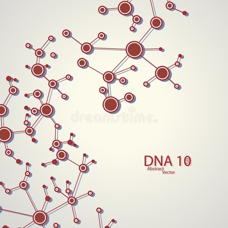 Structuur van DNA eps10 vector illustratie. Illustration of lichaam ...