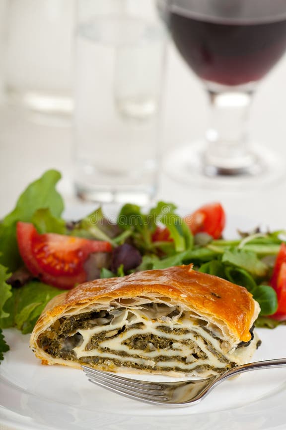 Strudel stock photo. Image of spinach, strudel, cloth - 14493890
