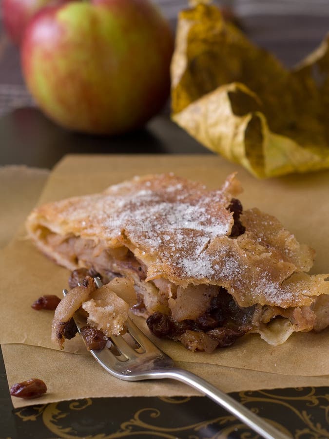 Strudel stock image. Image of cuisine, dessert, apple - 16106705