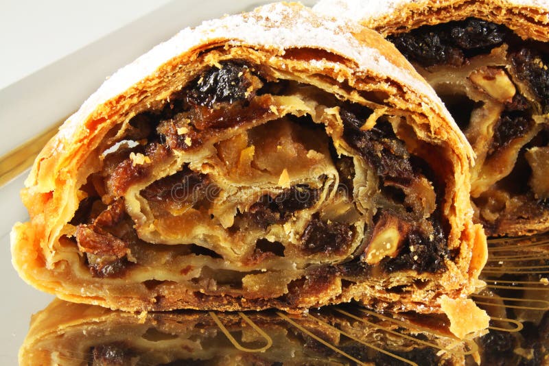 Strudel stock photo. Image of flour, sugar, strudel, plums - 21818706