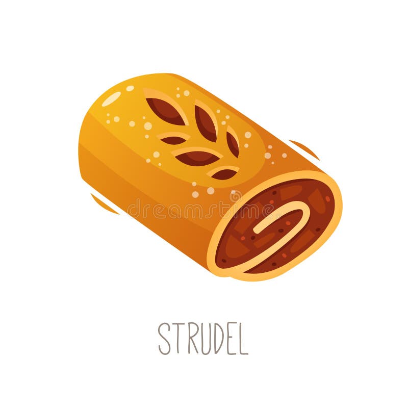 Delicious Strudel Stock Illustrations – 253 Delicious Strudel Stock ...