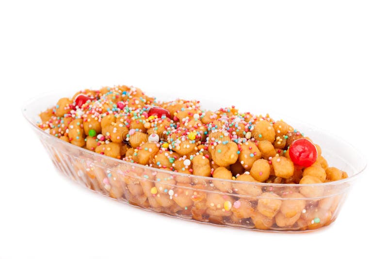 Struffoli - Dessert Traditionnel Italien Photo stock - Image du frit ...