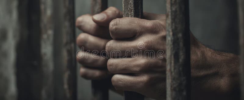 Grasping Cold Metal Prison Bars Stock Photos - Free & Royalty-Free ...