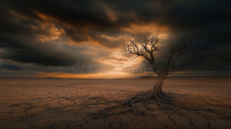 The Struggles of Nature: a Visual Representation of a Dead Tree in a ...
