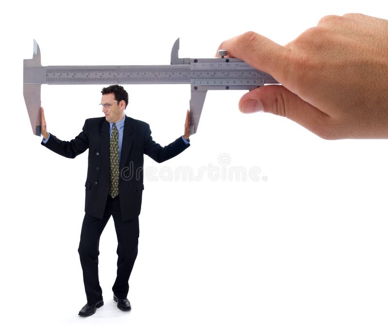 Struggling businessman stock photo. Image of measuring - 3070524