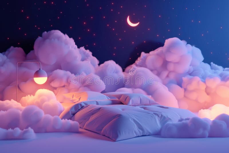 Struggling with Insomnia, Lying Awake in Bed at Night, Staring at the ...