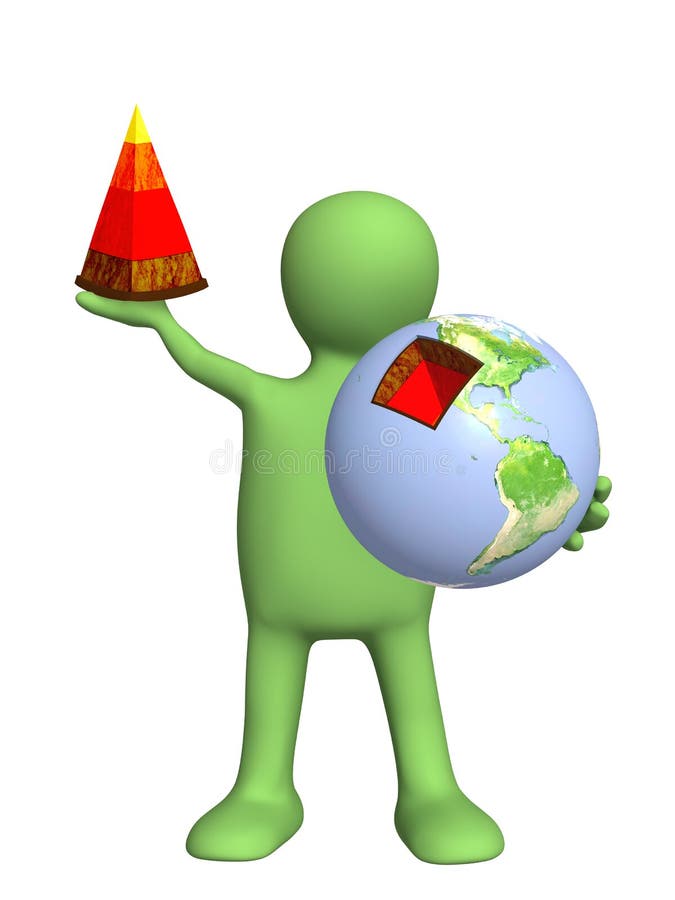 Erdstruktur vektor abbildung. Illustration von ausbildung - 38124044