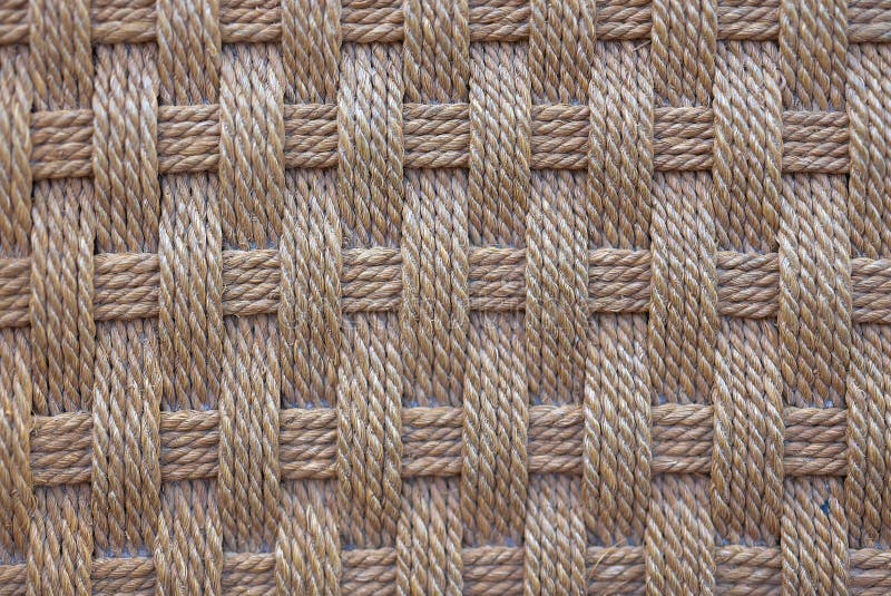 Struktur Eines Geflochtenen Seilsitzes Stockbild - Bild von makramee ...