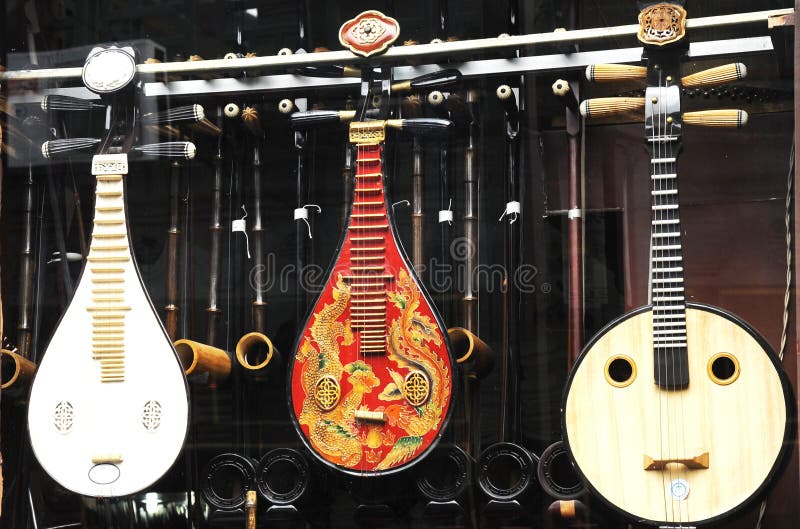 Strumento Musicale Antico Cinese Fotografia Stock - Immagine di cinese ...