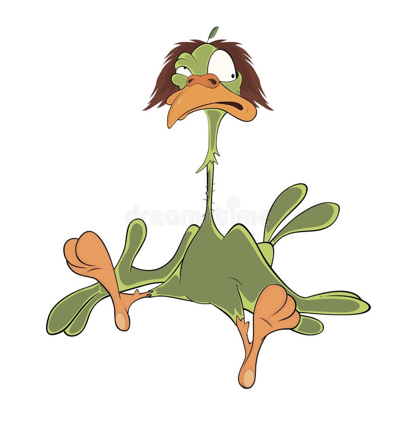 Strutstecknad film vektor illustrationer. Illustration av tecknad ...