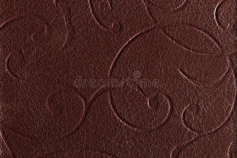 Texture in Pelle Marrone Scuro Fotografia Stock - Immagine di ...