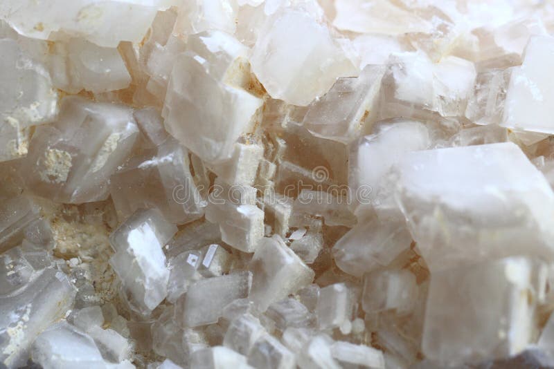 Struttura Del Minerale Della Calcite Immagine Stock - Immagine di ...