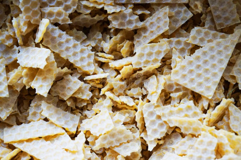 Fondo Naturale Della Cera D'api Fotografia Stock - Immagine di colonia ...