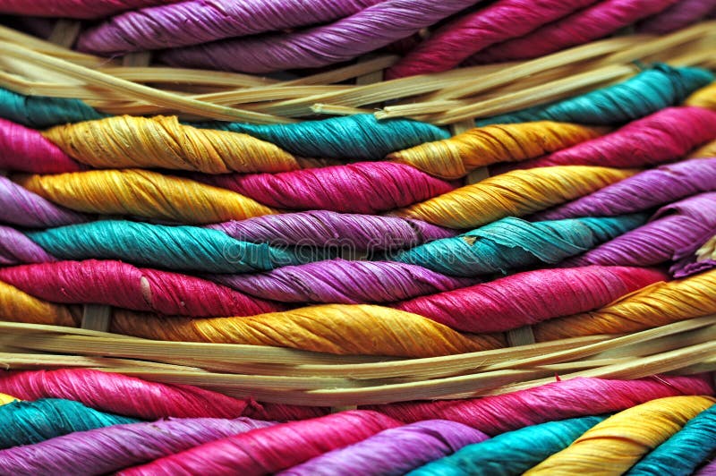 Struttura Di Vimini Colorata Fotografia Stock - Immagine di colorato ...