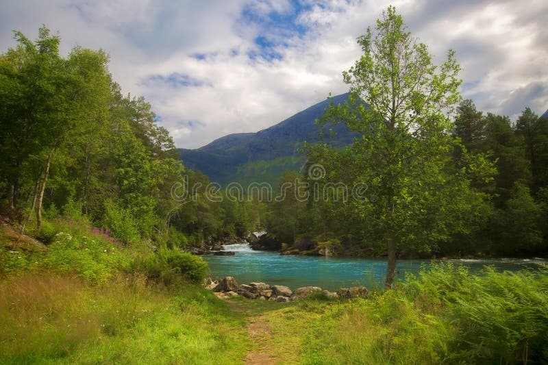 Stryn in Norway stock photo. Image of scenic, national - 45812668