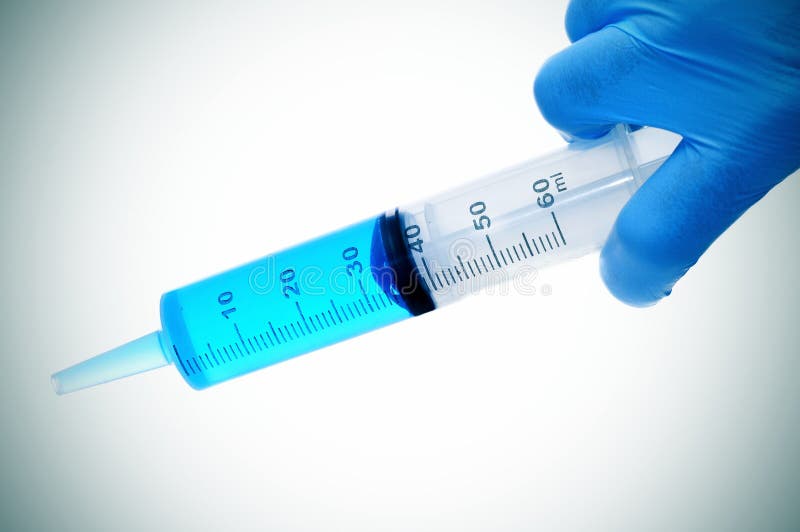 Strzykawka zdjęcie stock. Obraz złożonej z medycyna, klinika - 1413912