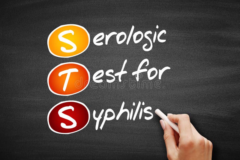 STS - Serologic Test for Syphilis Acronym, Concept on Blackboard Stock ...