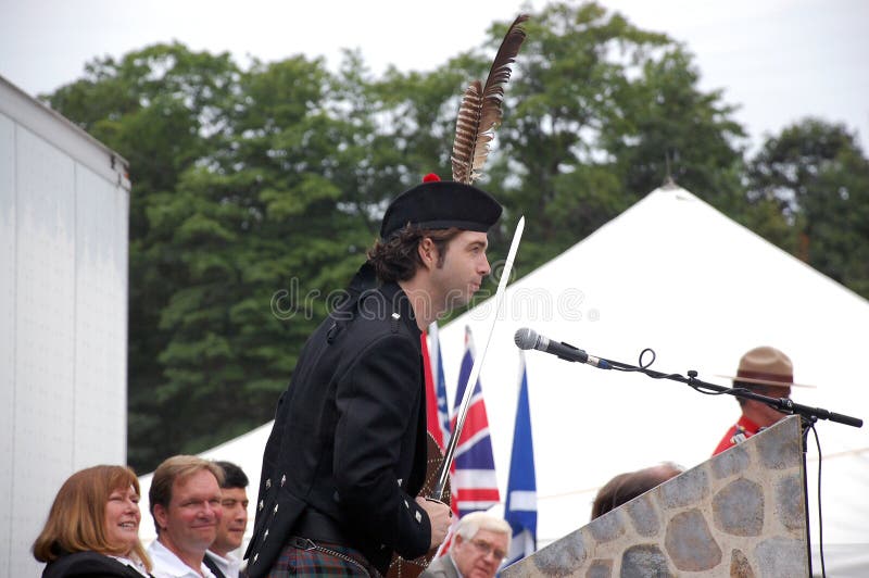 Stuart Cameron, Youngest Ever Honorary Chieftain Editorial Stock Photo ...