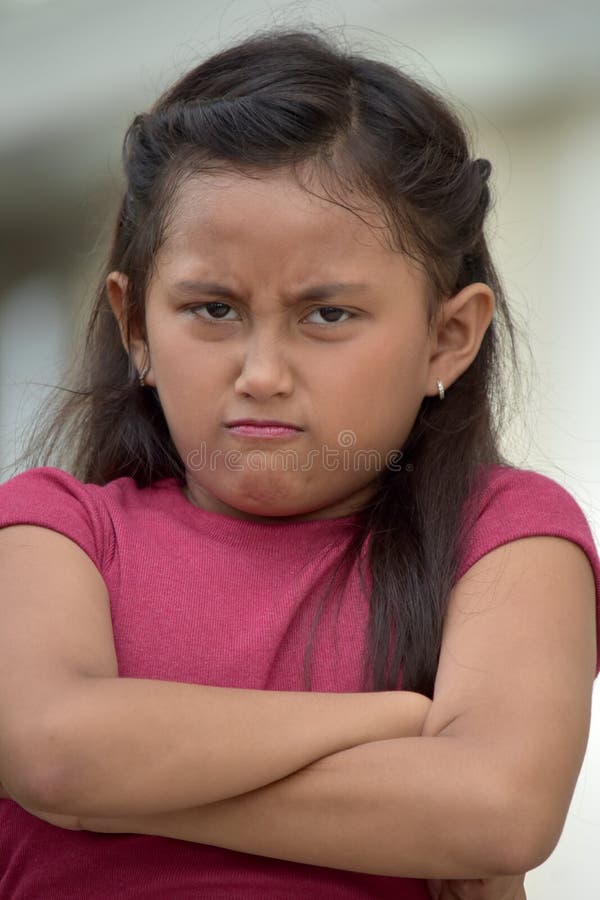 A Stubborn Girl Youth stock photo. Image of youngsters - 136880262