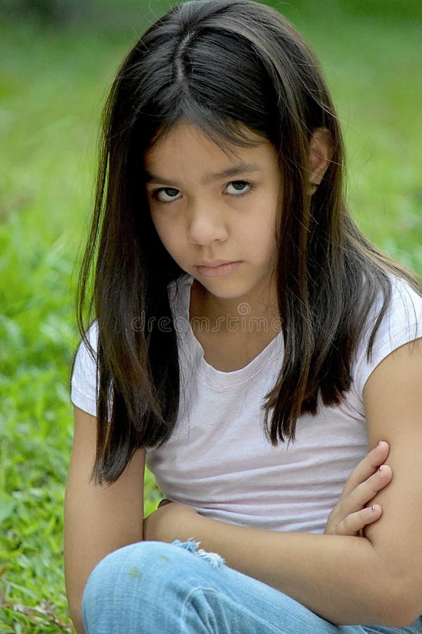 A Stubborn Girl Youth stock photo. Image of obstinate - 156858950