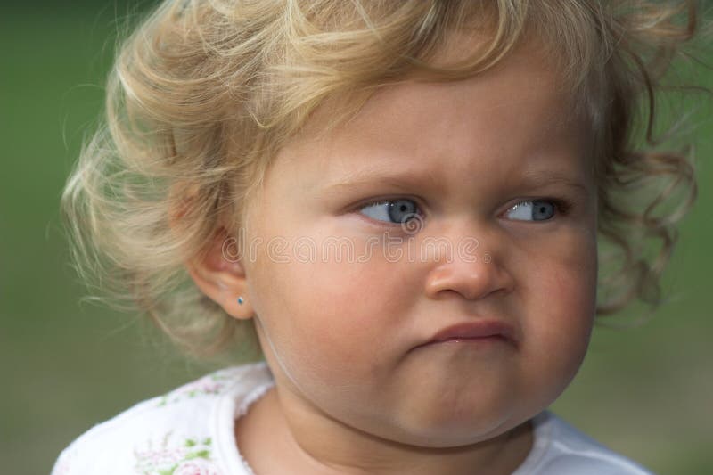 Stubborn look stock image. Image of sweet, youth, girls - 1069649