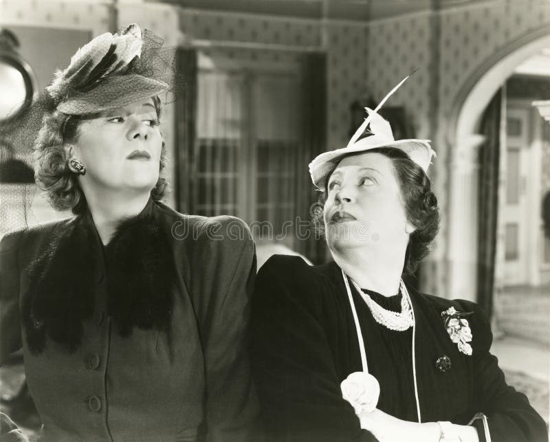 Stubborn women stock image. Image of feathered, interior - 52033603