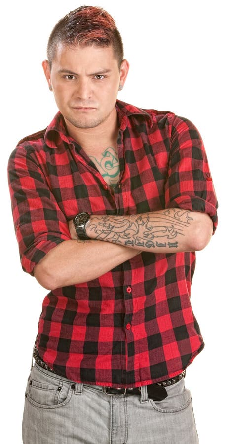 Stubborn Young Man stock image. Image of caucasian, male - 26033841