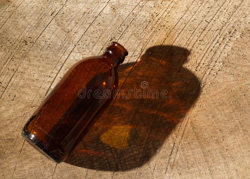 Stubby Beer Bottle stock photo. Image of brown, worn - 196440856