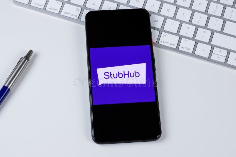 StubHub App Logo on a Smartphone Screen. Editorial Stock Image - Image ...