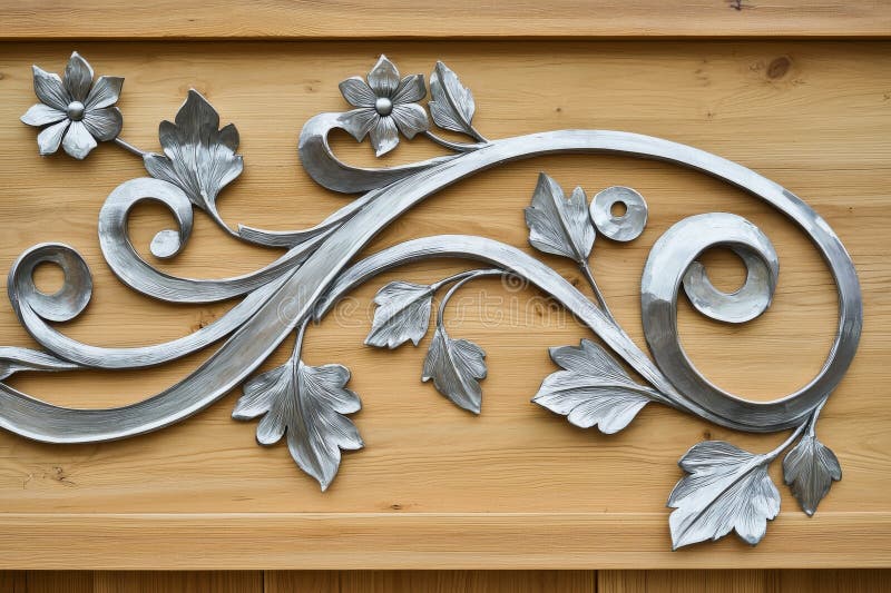 Stucco Plaster Frame with a Light Wood Base Stock Image - Image of ...