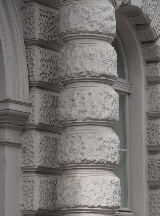 Stucco or Render Facade on a Building Stock Photo - Image of stucco ...