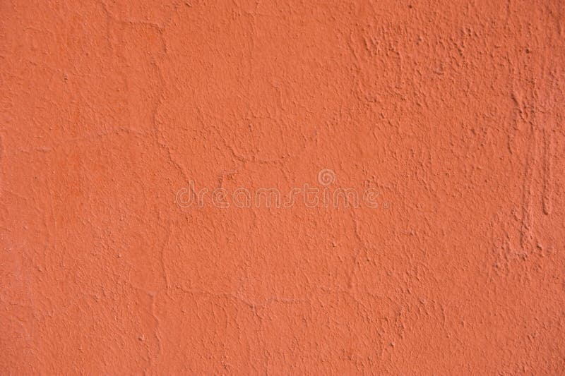 Red Stucco Textured Concrete Wall Background Stock Image - Image of ...