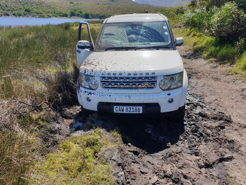 Stuck N the Mud. Land Rover Car Editorial Stock Image - Image of rover ...