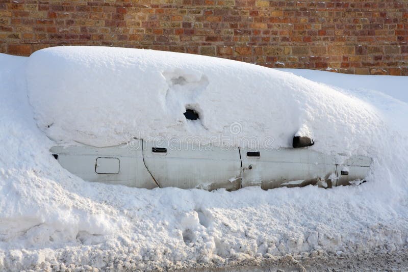 Stuck in the snow stock photo. Image of steep, stop, freezing - 13328058