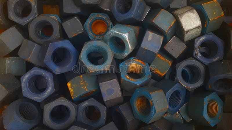 Stud Bolt Template Background. Stock Image - Image of hardware, steel ...