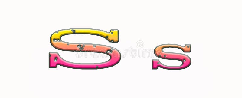 Stud Font Fonts Gradient Sans Serif Alphabet Letters Calligraphy Letter ...