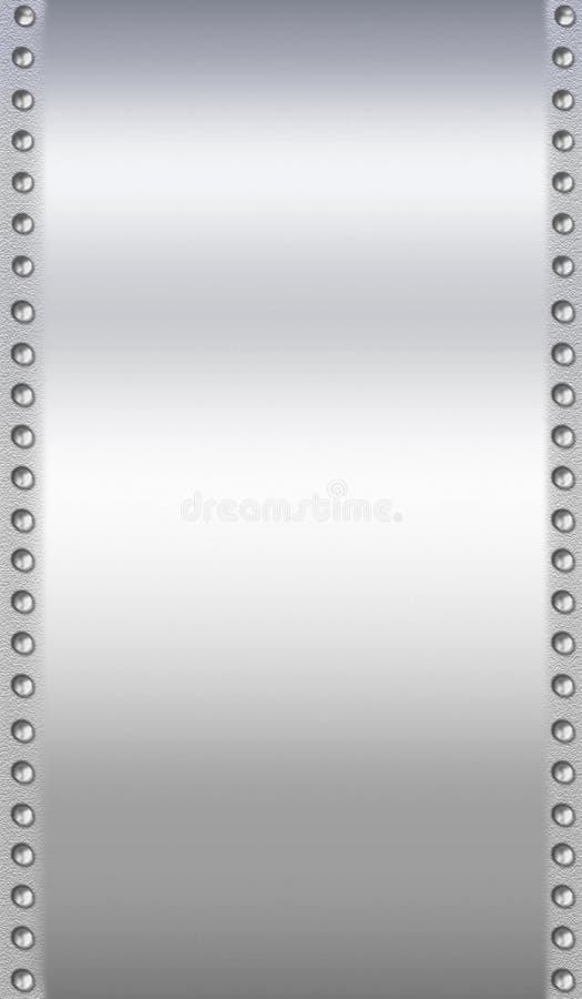 Studded Smooth Steel Background Stock Image - Image of shapes, gloss ...