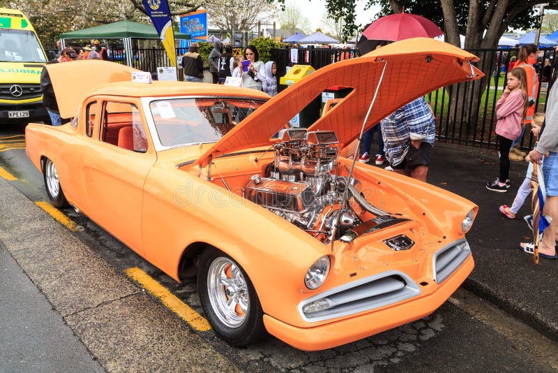 A 1955 Studebaker Modified into a Hot Rod Editorial Stock Image - Image ...