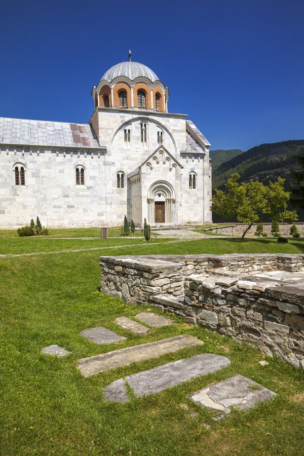 Studenica Monastery stock photo. Image of skyline, europe - 171063902