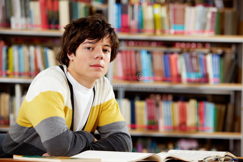 Clever student stock image. Image of book, educational - 6433101