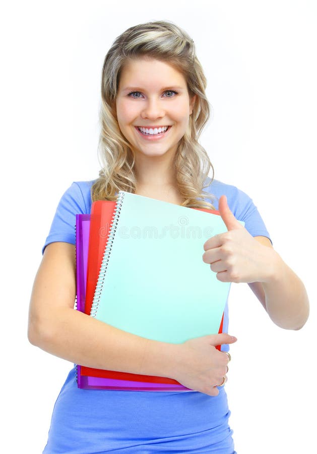 College student stock image. Image of model, study, beautiful - 8957389