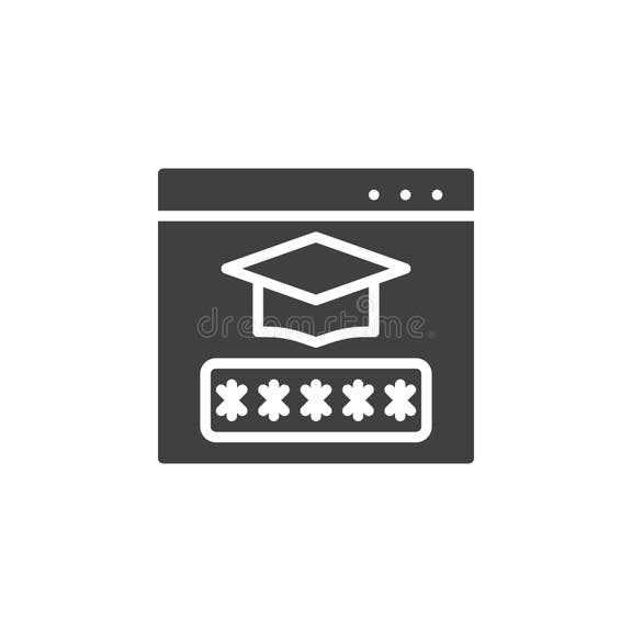 Student Password Icon Stock Illustrations – 155 Student Password Icon ...