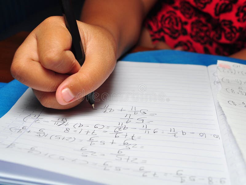 Student with Answer 3 stock image. Image of girl, girls - 1830633