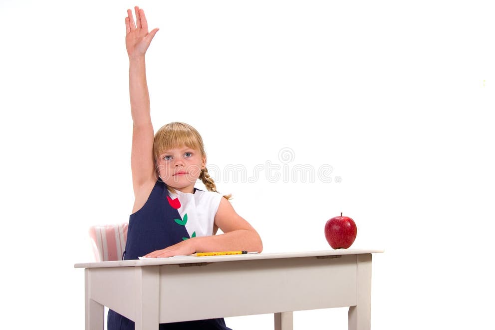Student with Answer or Question Stock Photo - Image of learning, school ...