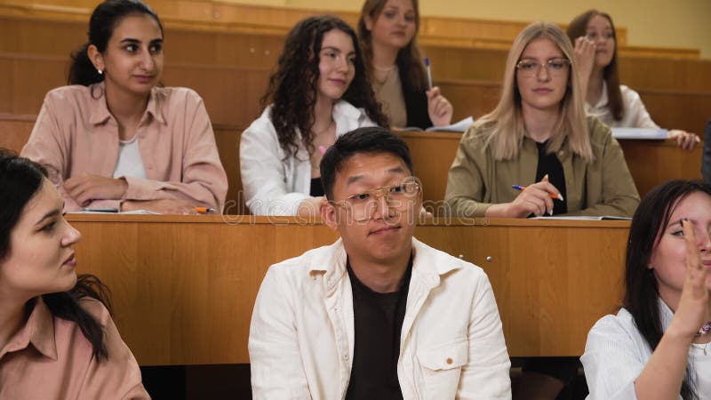 A Student is Asked a Question at a Lecture, the Guy Does Not Know the ...