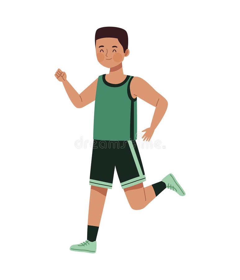Student Athlete Sprinting Icon Stock Illustration - Illustration of ...