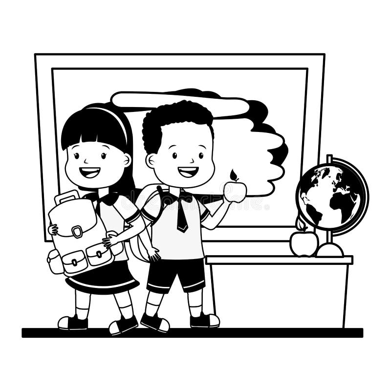 Student back to school stock illustration. Illustration of girl - 154261949