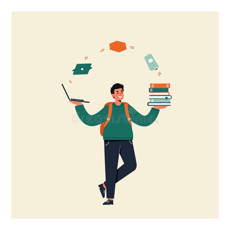 Backpack Balances Stock Illustrations – 23 Backpack Balances Stock ...